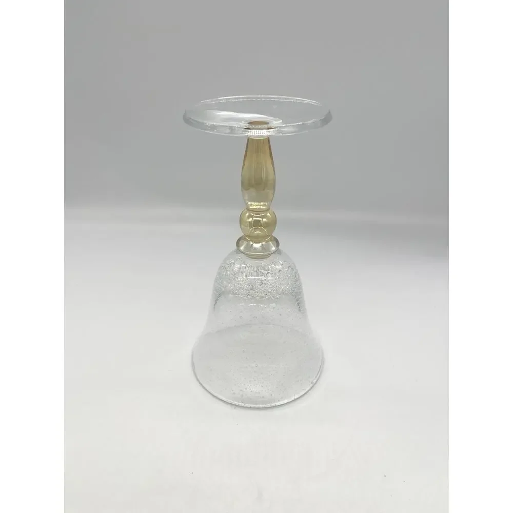 Pottery Barn | Dining | Pottery Barn Pby6 Water Goblet Amber Stem ...